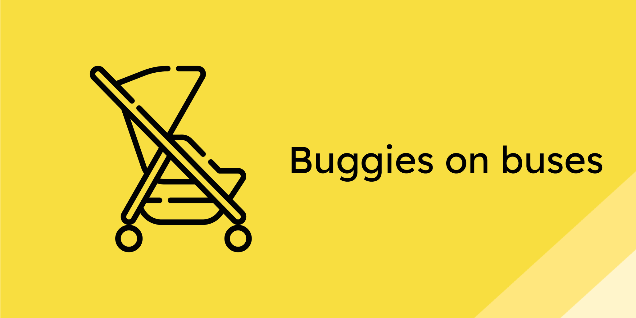 Buggies on buses - Metrobus
