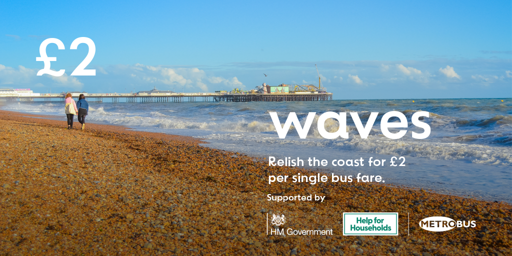 Travel further for less with our £2 fare cap - Metrobus