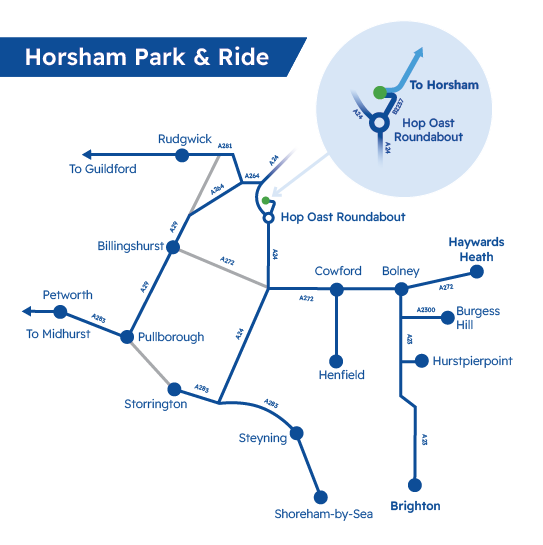 Horsham Park & Ride - Metrobus